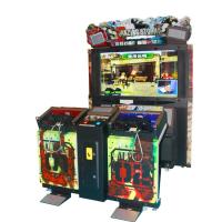 China 55 Inch Scree Razing Simulator Shooting Game Machine Hardware , Plastic Uptake Material for sale