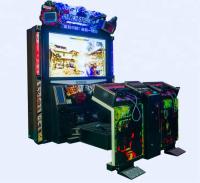 China 55 Inch Scree Razing Simulator Shooting Game Machine Hardware , Plastic Uptake Material for sale
