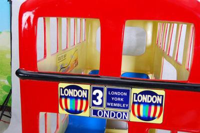 China Lustige London-Bus Kiddie-Fahrspiel-Maschine für Einkaufszentrum zu verkaufen