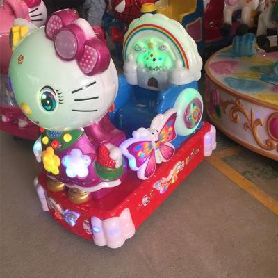 China Hello Kitty-Katzen-Form Kiddie-Fahrmaschinen-/-kinderunterhaltung reitet zu verkaufen
