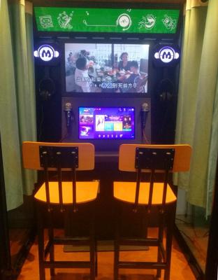 China Machine van de de Cabinekaraoke van de muntstukopdringer de Miniktv met het Scherm voor Wandelgalerij/Straat/Park Te koop