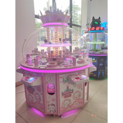 China Máquina de venda automática do presente do GV/6 pessoas do castelo automático do cristal da máquina de jogo do presente do manche à venda