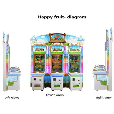 Cina Macchina felice dell'interno emozionante del gioco di estinzione di frutti a gettoni per il consumo basso dei bambini in vendita