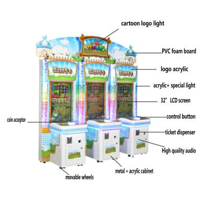 Cina Macchina felice dell'interno emozionante del gioco di estinzione di frutti a gettoni per il consumo basso dei bambini in vendita