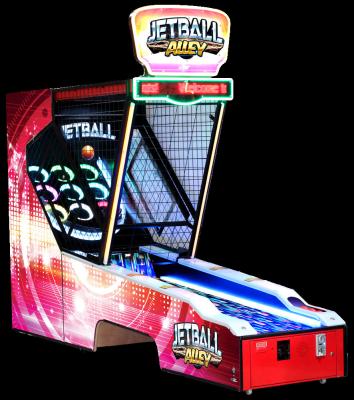 Cina Macchina del gioco del vicolo della vetroresina JETBALL del metallo per il centro commerciale in vendita