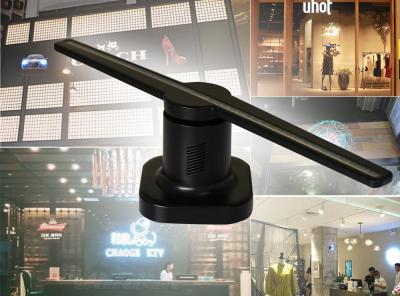 中国 回転携帯用レーザー光線写真表示小さいホログラム プロジェクターPC+ABS黒材料 販売のため