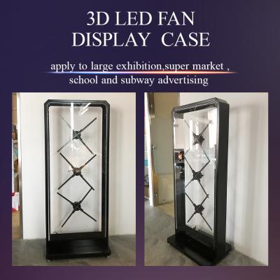 Cina 65CM 60W 700r/Min 3D che annunciano la scatola di luce per l'esposizione dell'ologramma del LED in vendita