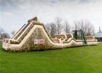 China Professional Giant Inflatable Obstacle Course Run Multi Play Area Design Durable for sale