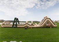 China Professional Giant Inflatable Obstacle Course Run Multi Play Area Design Durable for sale