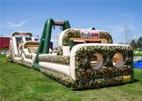 China Professional Giant Inflatable Obstacle Course Run Multi Play Area Design Durable for sale