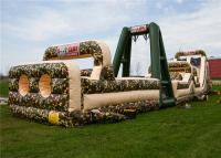 China Professional Giant Inflatable Obstacle Course Run Multi Play Area Design Durable for sale