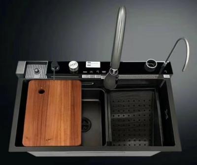 Китай Дождевая вода Кухонная рабочая станция Раковины SS 33x22 Сброс в раковину продается