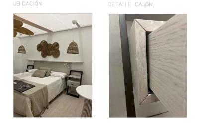 Китай Регулируемая современная гостиничная мебель Кровать Металлический ночной столик OEM продается