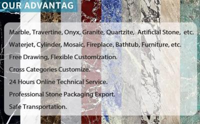 China OEM Kitchen Marble Granite Countertop Slabs Natural Stone Anti Slip for sale