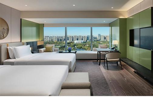 Quality LPL E1 MDF Wyndham Modern Hotel Furniture Whole Bedroom Sets for sale
