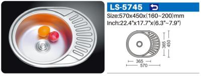 Китай Кухонный раковина из нержавеющей стали рабочая станция круглый бассейн 36 дюймов продается