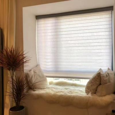 Cina Tende a mantovana in poliestere a doppio strato su misura pronte per il soggiorno in vendita