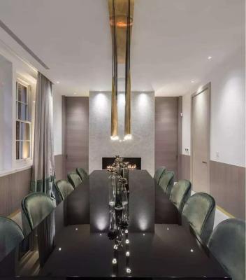 Cina Tende a mantovana in poliestere a doppio strato su misura pronte per il soggiorno in vendita