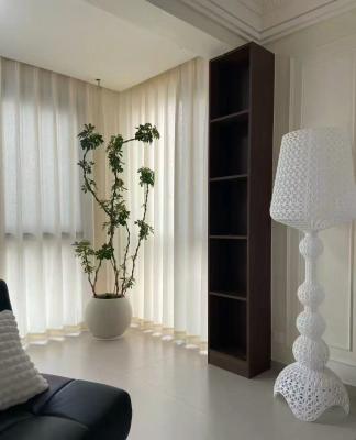 Cina Tende a mantovana in poliestere a doppio strato su misura pronte per il soggiorno in vendita