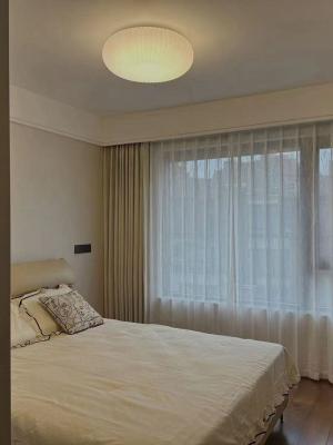 Cina Tende a mantovana in poliestere a doppio strato su misura pronte per il soggiorno in vendita