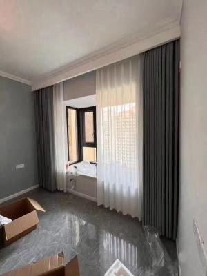 Cina Tende a mantovana in poliestere a doppio strato su misura pronte per il soggiorno in vendita