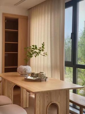 Cina Tende a mantovana in poliestere a doppio strato su misura pronte per il soggiorno in vendita