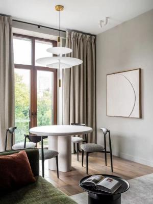 Cina Tende a mantovana in poliestere a doppio strato su misura pronte per il soggiorno in vendita