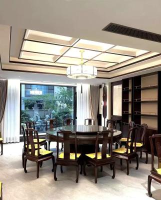 Cina Tende a mantovana in poliestere a doppio strato su misura pronte per il soggiorno in vendita