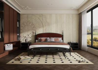 Cina Tende a mantovana in poliestere a doppio strato su misura pronte per il soggiorno in vendita