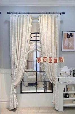 Cina Tende a mantovana in poliestere a doppio strato su misura pronte per il soggiorno in vendita