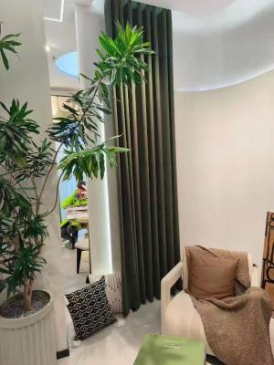 Cina Tende a mantovana in poliestere a doppio strato su misura pronte per il soggiorno in vendita