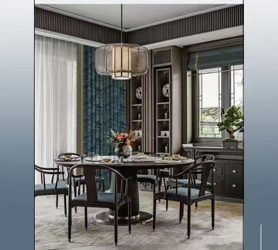 Cina Tende a mantovana in poliestere a doppio strato su misura pronte per il soggiorno in vendita