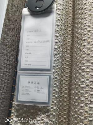 Cina Tende a mantovana in poliestere a doppio strato su misura pronte per il soggiorno in vendita