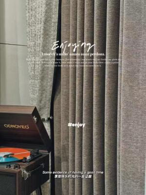 Cina Tende a mantovana in poliestere a doppio strato su misura pronte per il soggiorno in vendita