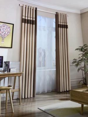 Cina Tende a mantovana in poliestere a doppio strato su misura pronte per il soggiorno in vendita