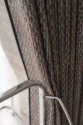 Cina Tende a mantovana in poliestere a doppio strato su misura pronte per il soggiorno in vendita