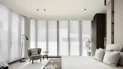 Cina Automatico a batteria azionato a motore blackout zebra persiane a rulli tende per Windows Zigbee APP in vendita