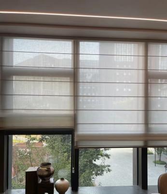 Cina Automatico a batteria azionato a motore blackout zebra persiane a rulli tende per Windows Zigbee APP in vendita