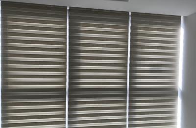 Cina Automatico a batteria azionato a motore blackout zebra persiane a rulli tende per Windows Zigbee APP in vendita