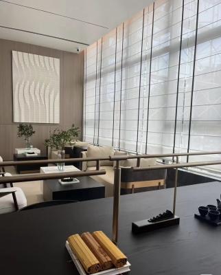 Cina Automatico a batteria azionato a motore blackout zebra persiane a rulli tende per Windows Zigbee APP in vendita