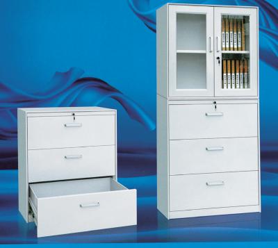 Cina Ufficio a schede in metallo regolabile, armadieni con scaffali, porte e vetri in vendita