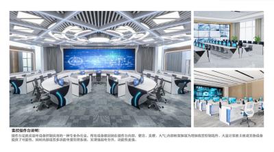 China Commercial Led Studio Command Center Monitor Console Workstation Desk Furniture for sale