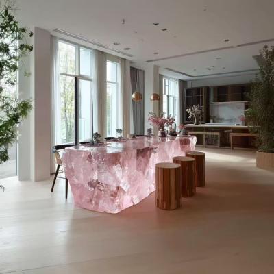 Cina Arredamento luminoso per esterni personalizzato Tavolo da bar a LED che cambia colore, mobili per cantina in vendita