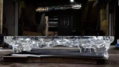 Cina Arredamento luminoso per esterni personalizzato Tavolo da bar a LED che cambia colore, mobili per cantina in vendita