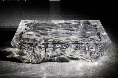 Cina Arredamento luminoso per esterni personalizzato Tavolo da bar a LED che cambia colore, mobili per cantina in vendita