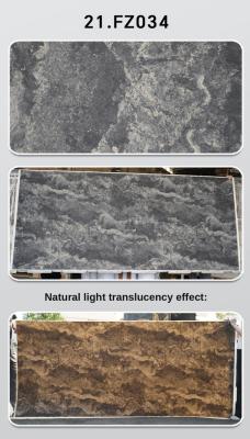 China China Factory Ultra-thin Translucent Artificial Marble Panel Translucent Marble Stone Luminous Light Box Background Wall Decoration Luxury Custom 1-2MM Light Moisture-proof for sale