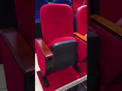Durable Fabric Lecture Hall Seating With Tablet Auditorium Chair Foldable Teaching Chairs Armchairs