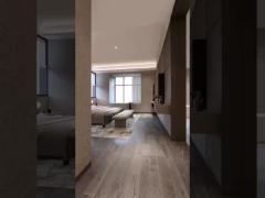 Mobili d'albergo in legno duro, camere da letto, singolo divano