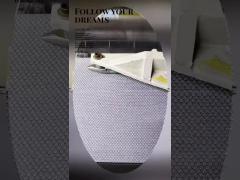 High Quality Hotel Modern PVC Fabric Weaving Wallpaper Geometric Business Room Project Woven Wallpap