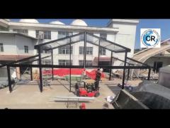 aluminum frame pvc heavy duty frame tent canopy 20x10 oem